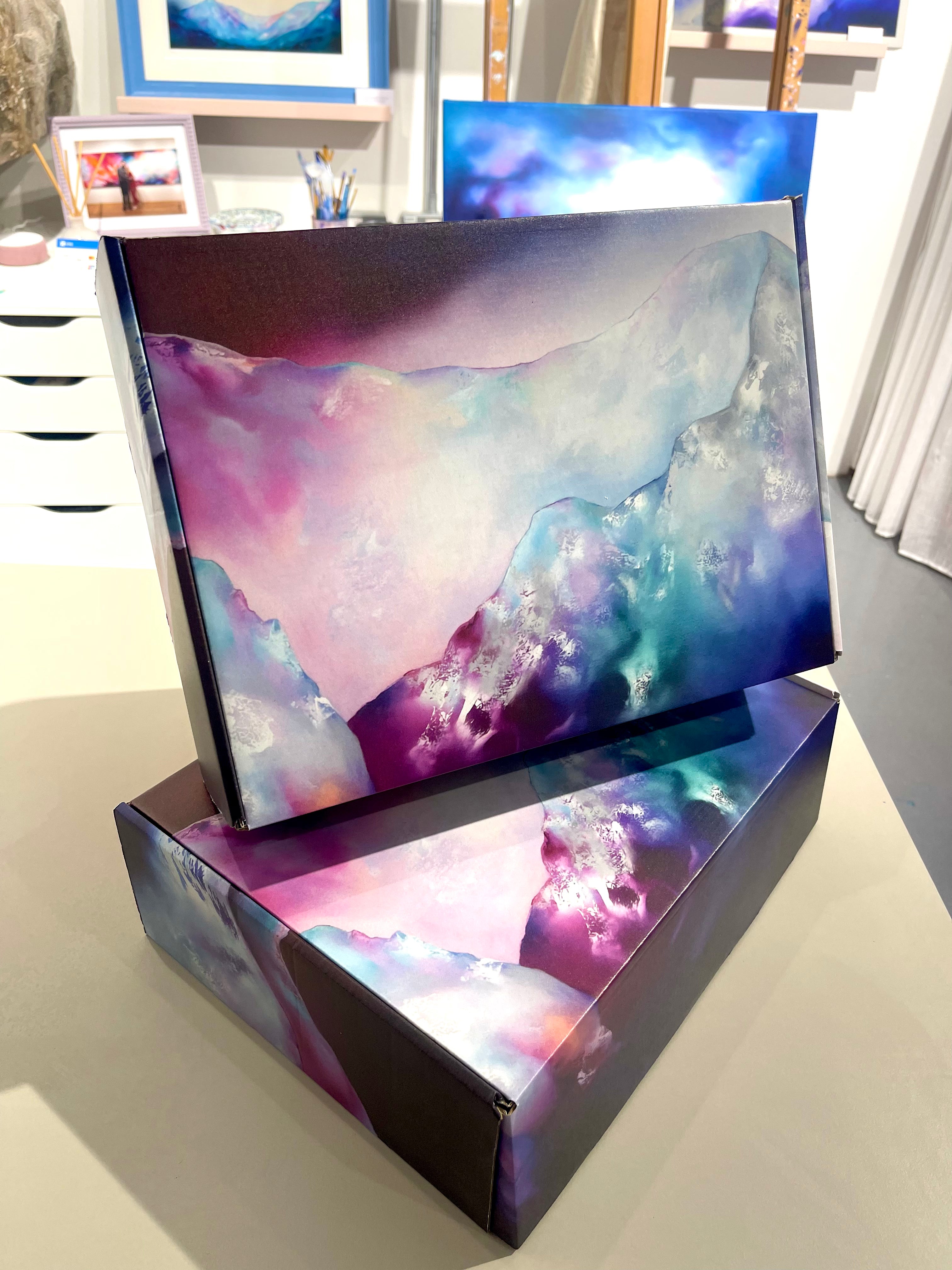 Bocs Celf / Art box - 'Mynyddoedd' / 'Mountains' – lisaeurgaintaylor